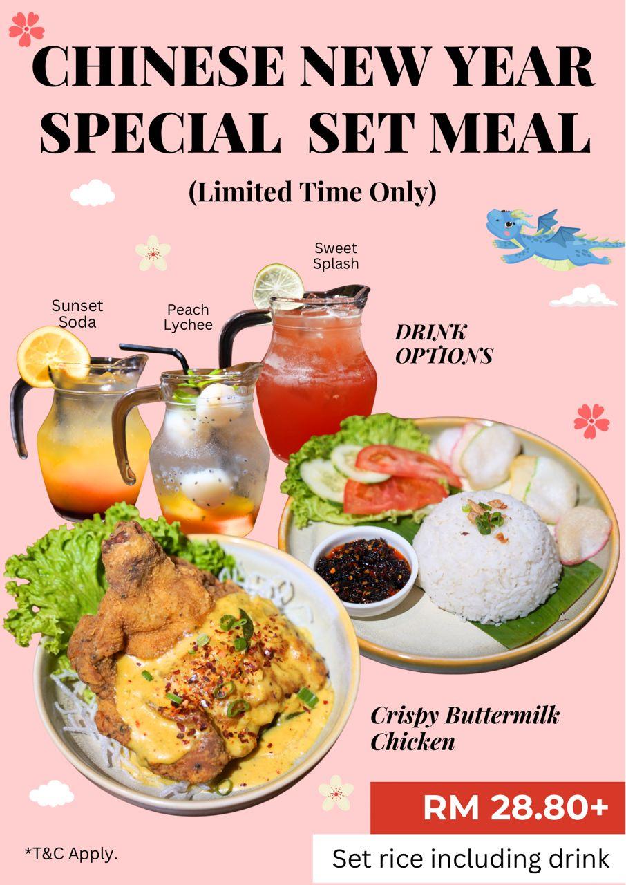 Set promosi Tahun Baharu Cina di Restoran Rasa Rosz - Lady Bosz